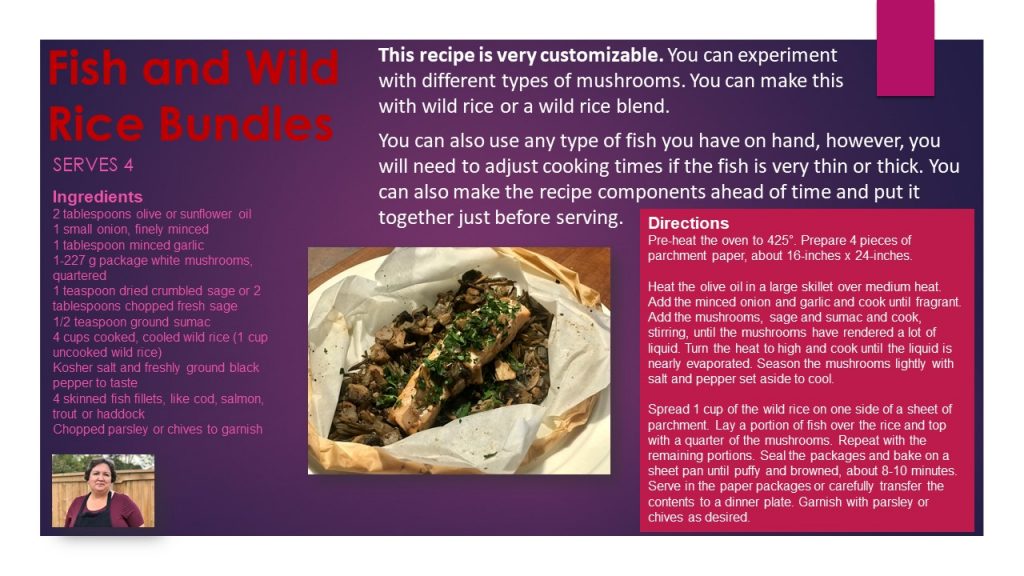 Fish and Wild Rice Bundles – IDHC