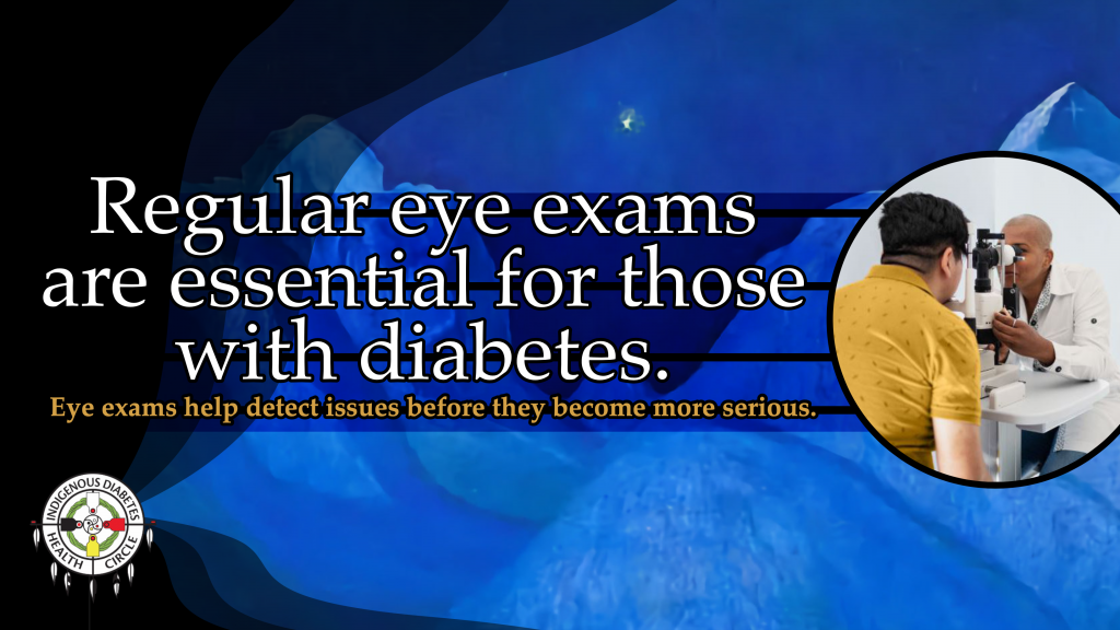 Regular eye exams are essential for those with diabetes. – IDHC