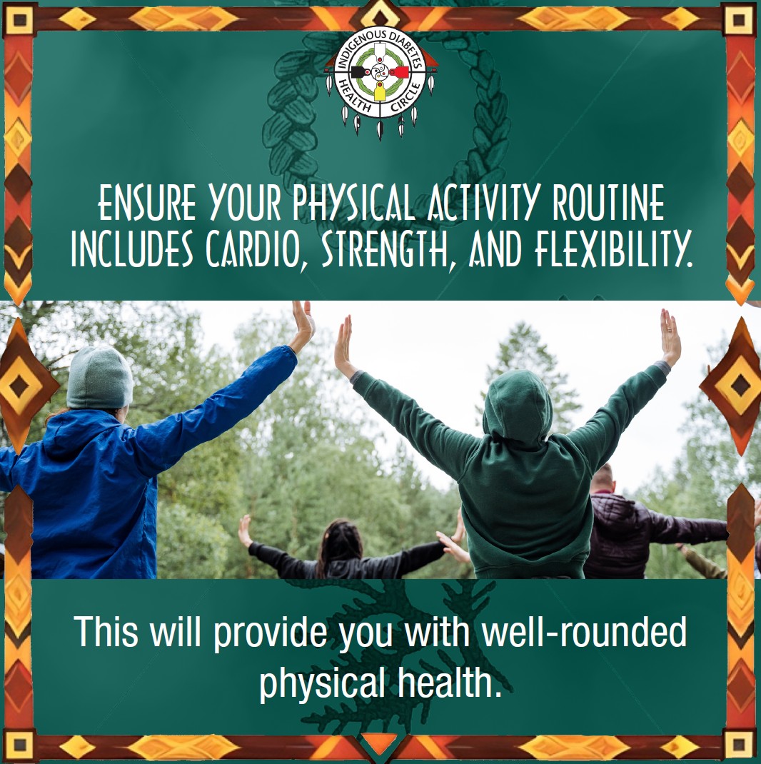 ENSURE YOUR PHYSICAL ACTIVITY ROUTINE INCLUDES CARDIO, STRENGTH, AND ...